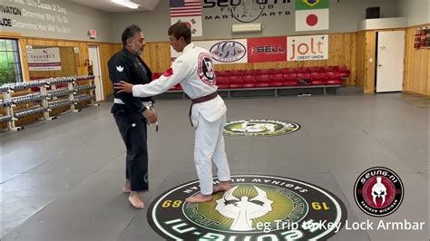 Leg Trip To Key Lock Armbar Youtube