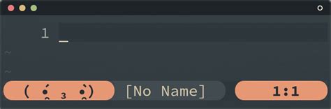 i replaced the mode names with ascii emoticons r neovim