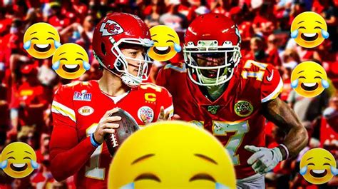 Chiefs Patrick Mahomes Shares Mecole Hardmans Hilarious Reaction To