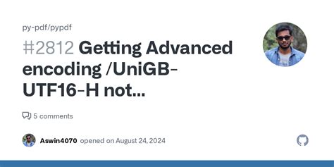 Getting Advanced Encoding Unigb Utf16 H Not Implemented Error For Chinese Text · Issue 2812