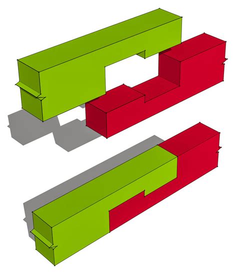 Half Lap With Table Scarf Joint Timber Frame Hq