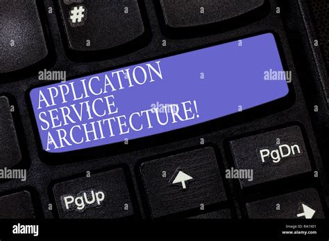 Handwriting Text Application Service Architecture Concept Meaning Design Of Solutions That Link