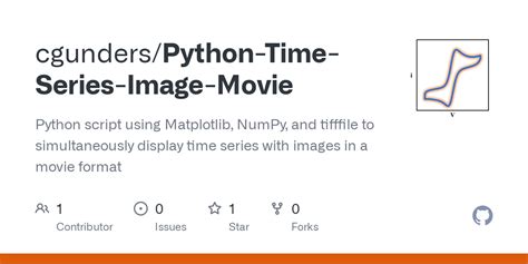GitHub Cgunders Python Time Series Image Movie Python Script Using