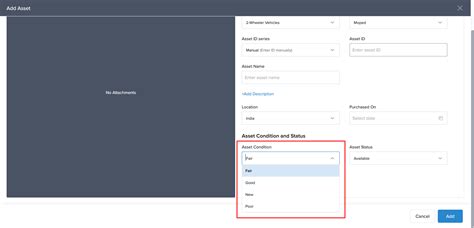 Managing Asset Conditions