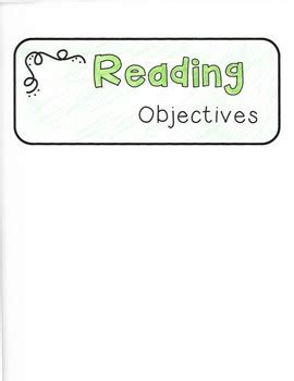 Content Objective Headers By Loree Nelson TPT