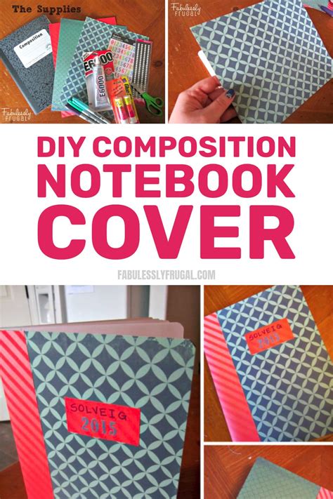 Stylish Diy Composition Book Cover Fabulessly Frugal Stylish Diy Composition Book Cover Fabulessly Frugal