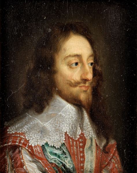 Anthony Van Dyck Portrait Of King Charles I Bust Length In A
