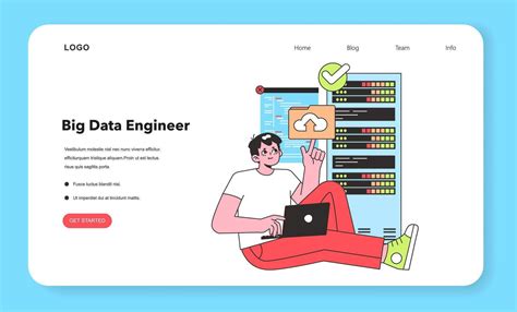 A Big Data Engineer Is Depicted In A Relaxed Pose Confidently Managing