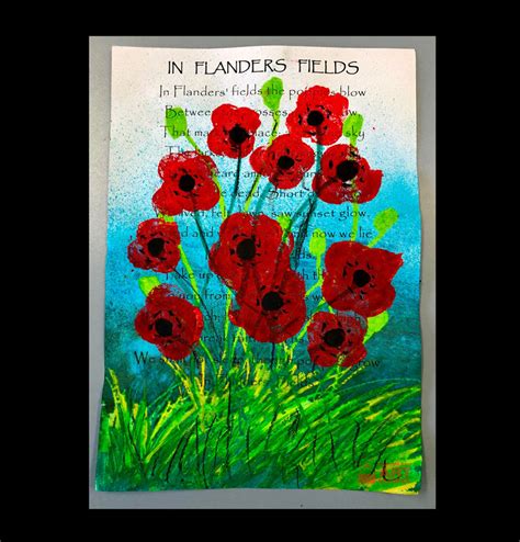 FREE Field Of Poppies Easy Peasy Art Babe