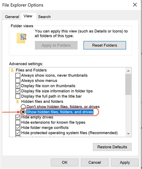 How To Show Hidden Files In Windows