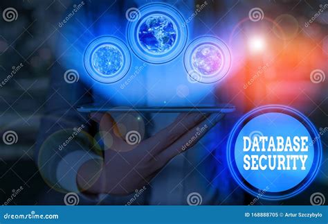 Writing Note Showing Database Security Business Photo Showcasing Security Controls To Protect