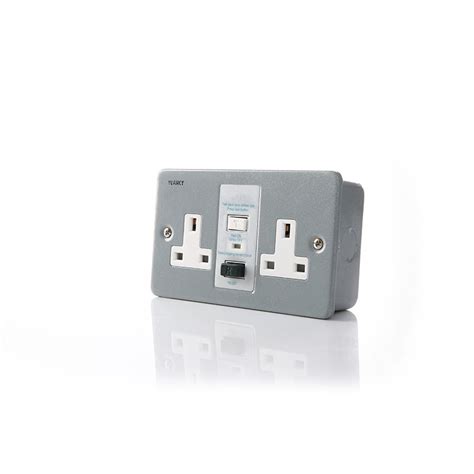 China Rcd China Supplier 13a Protected Safety Double Socket Factory And Manufacturers Hawai