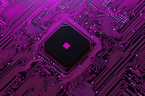 Premium Ai Image Microchip Vibrant