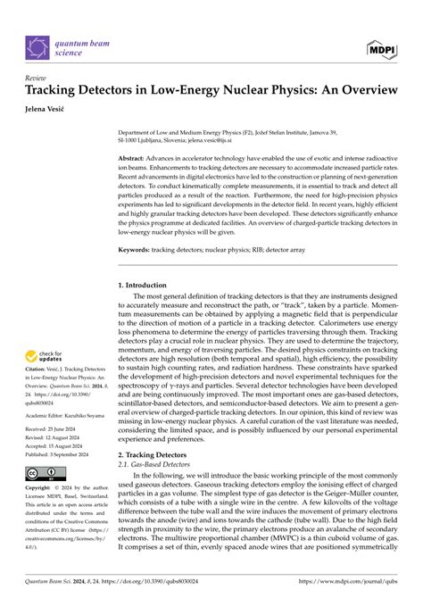 Pdf Tracking Detectors In Low Energy Nuclear Physics An Overview