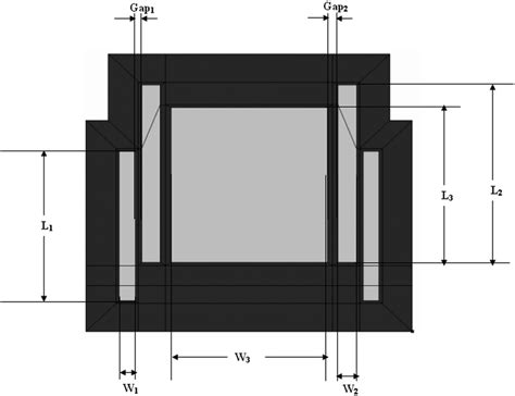 Microstrip Bandpass Filter Designed At A Center Frequency Of 40 Ghz Download Scientific
