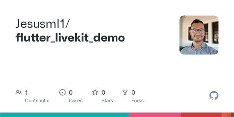 Github Jesusml1flutterlivekitdemo