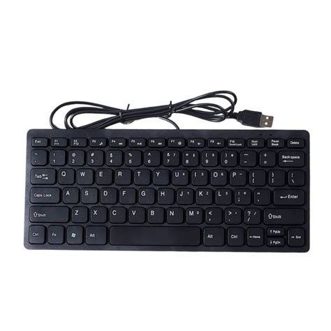 Szc Exquisite Layout Keyboard Wired Keyboard With Multimedia Keys Compact 78 Key Wired Keyboard