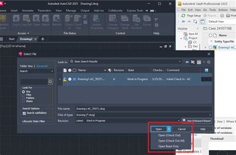 is drag and drop functionality from autodesk vault into autocad supported