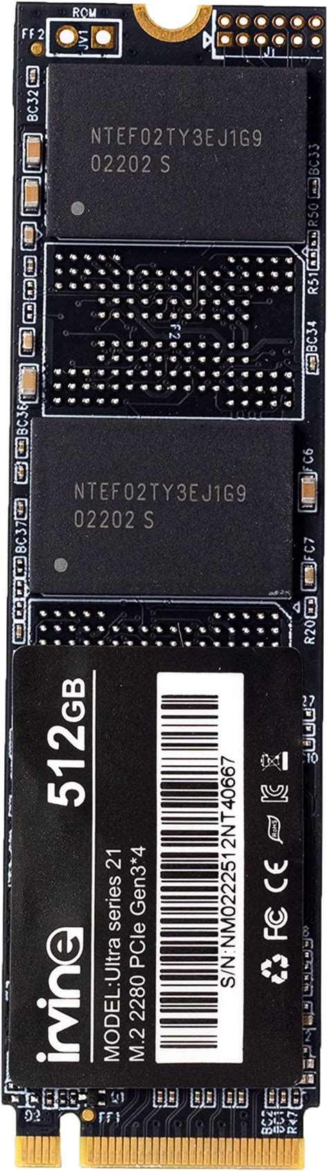 Buy Irvine Nvme M 2 Ssd 256gb Solid State Drive Pcie Gen3 4 Speed Upto 1650 Mb
