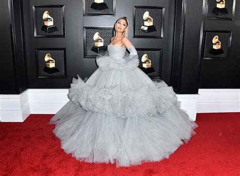 Ariana Grande Goes Big In Giambattista Valli Tulle Gown At 2020