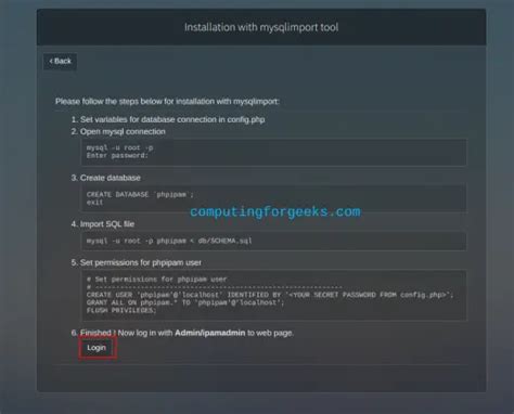 Install Phpipam On Debian Bookworm With Let S Encrypt Ssl Computingforgeeks