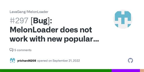 Bug Melonloader Does Not Work With New Popular Game Metal