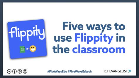 Five Ways To Use Flippity In The Classroom Ictevangelist