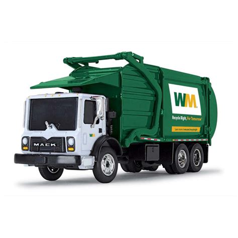 Ho 187 First Gear 80 0354d Mack Terrapro Wfront Load Trash Truck