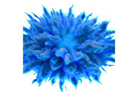 Exploded Blue Graphic By L M Dunn Creative Fabrica