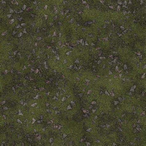 Grass With Rocks Pbr Texture