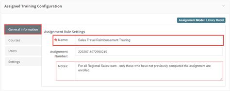 Example Single Use Assignment
