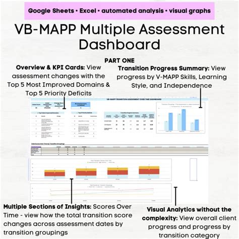 Vb Mapp Transitions Assessment Scoring And Graphing Dashboard Excel