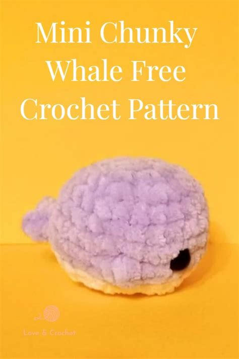 Mini Whale Free Crochet Pattern Artofit