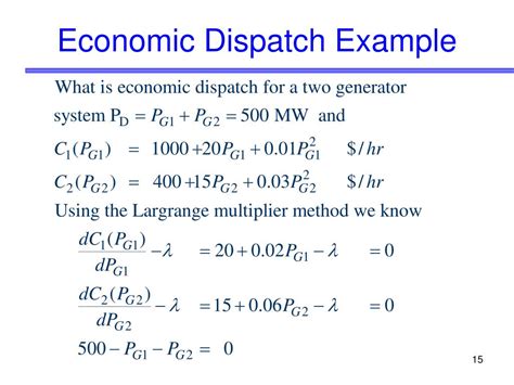ppt least cost system operation economic dispatch 2 powerpoint