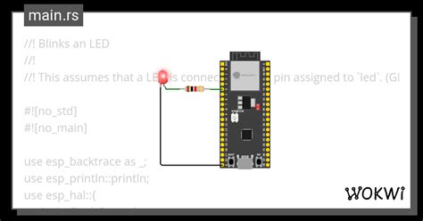 Esp32s2 Rust No Std Blinky Wokwi Esp32 Stm32 Arduino Simulator