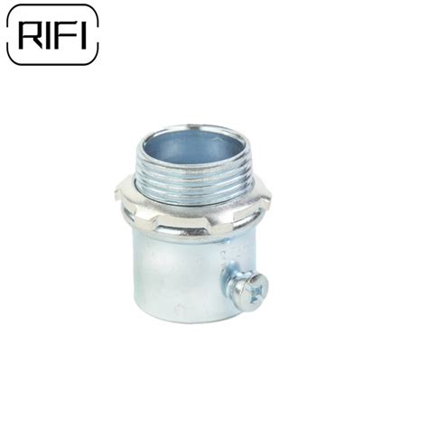 Zinc Die Cast Metal Conduit Fittings Galvanised Emt Set Screw Steel