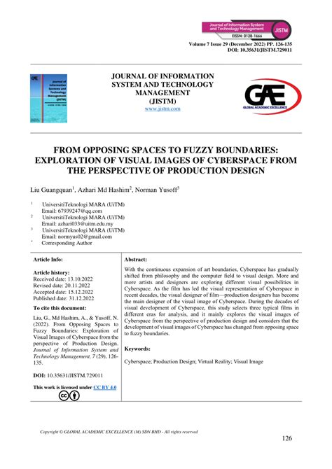 Pdf From Opposing Spaces To Fuzzy Boundaries Exploration Of Visual