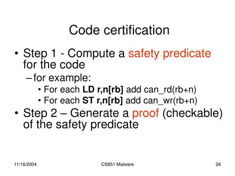 Ppt Proof Carrying Code A Language Based Security Approach