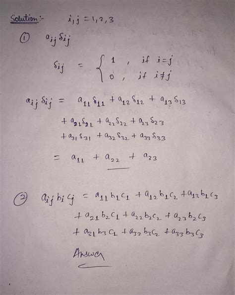 Solved Expand The Following 2 Expressions Written Using Index