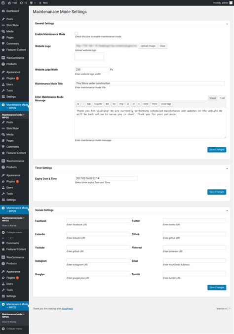 Maintenance Mode With Timer Documentation Essential Plugin