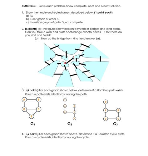 Solved 1 Draw The Simple Undirected Graph Described Below 1 Point