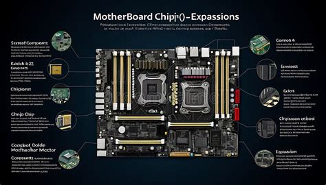 Motherboard Chipset Expansion Diagram Stock Illustration Illustration