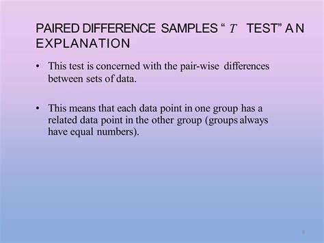 Lecture 11 Paired T Test Pptx