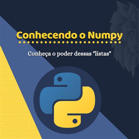 Conhecendo O NumPy Computer Science Master