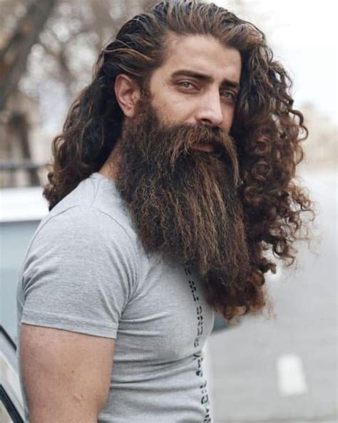 Amazing Beard Styles With Long Hair For Men Long Hair Beard Hair And