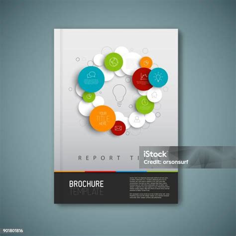 현대적이다 벡터 추상적임 브로셔 디자인 템플릿 보고서 0명에 대한 스톡 벡터 아트 및 기타 이미지 0명 교과서 데이터 Istock