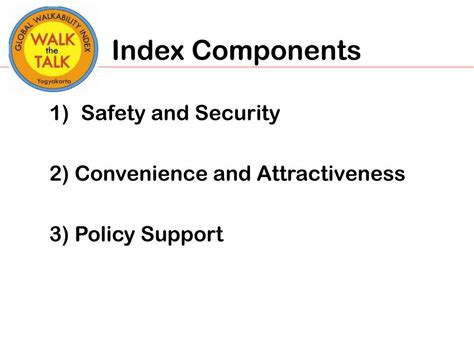 Ppt The Global Walkability Index Powerpoint Presentation Free Download Id 1797046