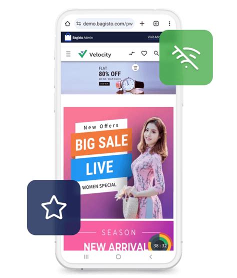 Laravel Ecommerce Pwa Progressive Web Apps Bagisto