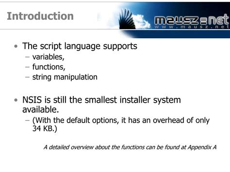 Ppt Nsis Tutorial Powerpoint Presentation Free Download Id395059