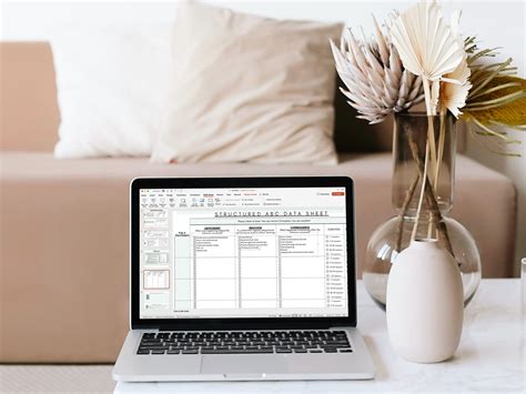 Editable Abc Data Collection Sheets Unstructured And Structured Fba